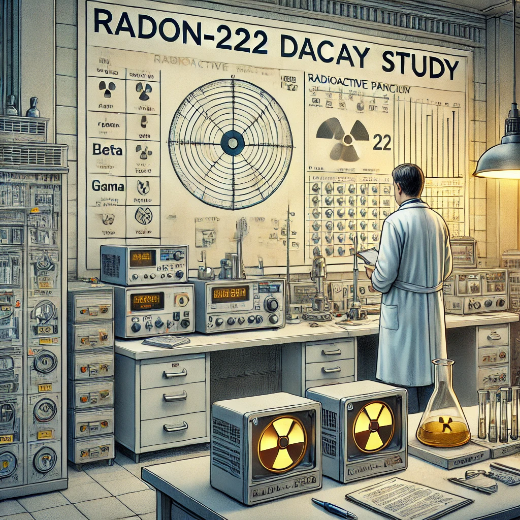 Désintégration du Radon-222 - Exercice corrigé