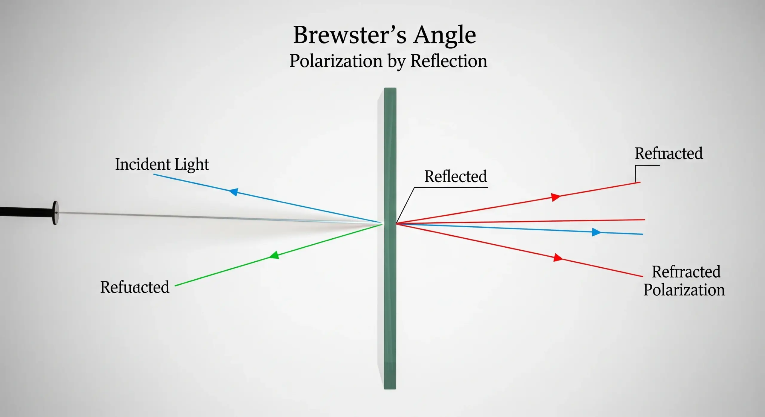 Polarisation par Réflexion : Angle de Brewster - Exercice corrigé